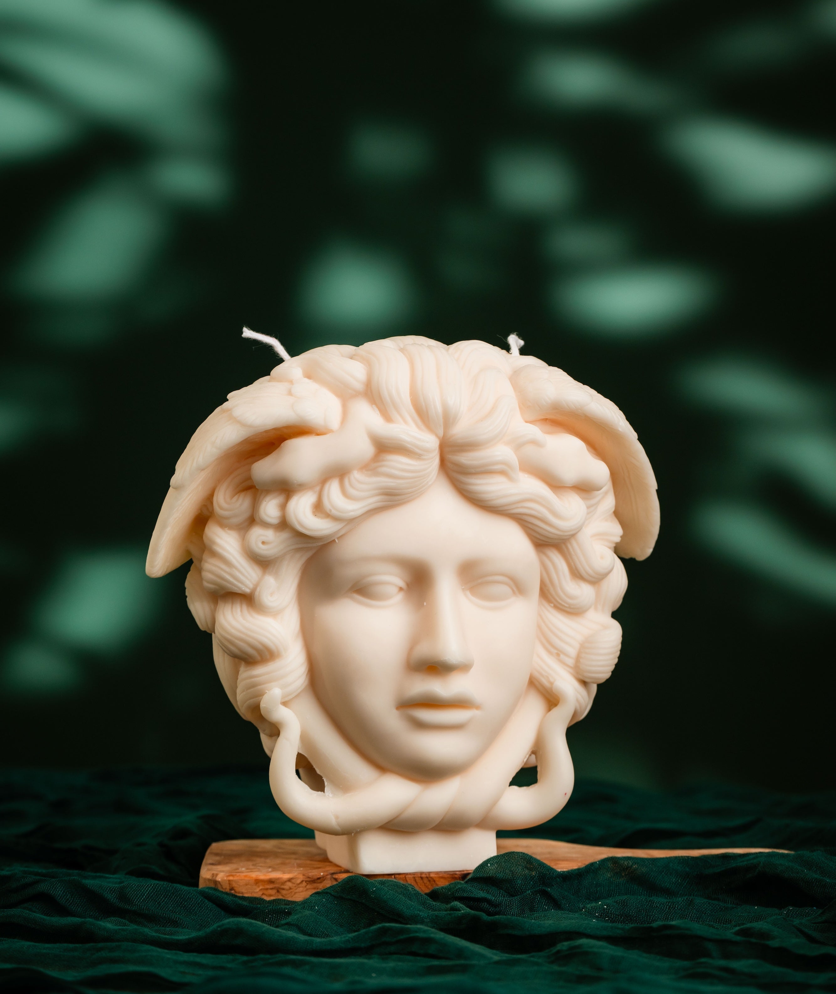 Grande Medusa Head Candle | Handmade Soy Wax Sculpture | Allure – Allure CA